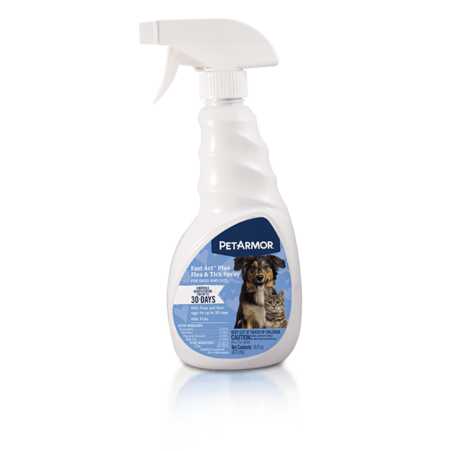 PetArmor® FastAct™ Plus Flea and Tick Spray For Dogs and Cats ...